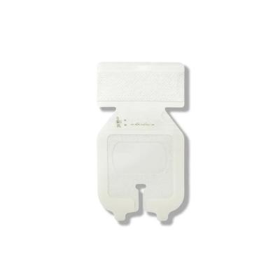 China 5*5.7cm IV Transparent Film Dressing For PICC Or Peripheral Venous Catheter Fixing Dressing Tray for sale