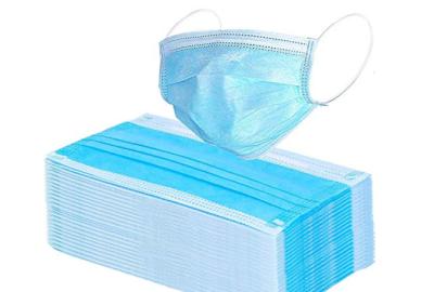 Cina 17.5x9.5cm 100 pacchetti Maschere usa e getta con anello d'orecchio elastico 3 Ply Respirabili e confortevoli per l'inquinamento atmosferico in vendita