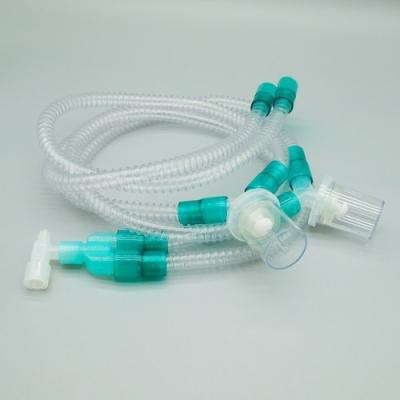 China Disposable Adult 1.5m Reinforced PVC Breathing Circuit Medical Breathing Tube Te koop