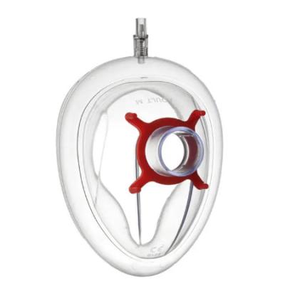 China CE Approved Disposable Adult Air Cushion PVC Anesthesia Mask With Cushion For Face à venda