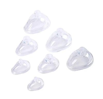 China CE Approved Disposable Adult Air Cushion PVC Anesthesia Mask With Cushion For Face à venda