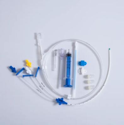 Cina Canula medica IV Ospedale cateteri venosi centrali per via endovenosa Set di cateteri venosi centrali a tripla luce in vendita