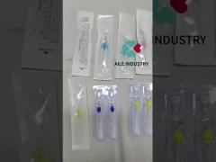 Tipo medico cannula endovenosa della farfalla del dispositivo di venipunzione del catetere di 18G 20G 22G 24G con il foro di iniezione