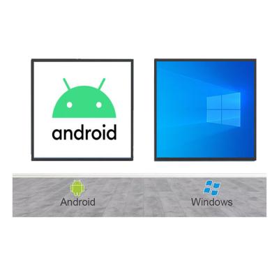 China 17 Inch Square LCD Display 300nits Wall Mounted Android Windows System 1920x1920 for sale