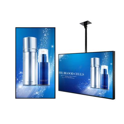China High Brightness Window Facing Display Single Double Side Ultra Thin 43 49 55 LCD Advertising Display for sale