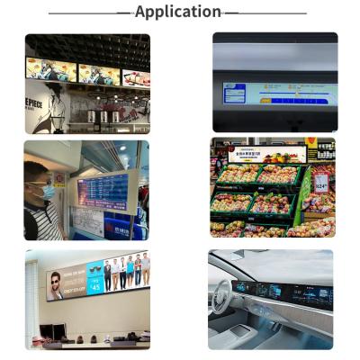China 36.6 Inch LCD Panel Kit BOE DV366FBM-N10 Ultra Wide Thin LCD Panel 1920x290 LCD Display Panel Module 700nits for sale