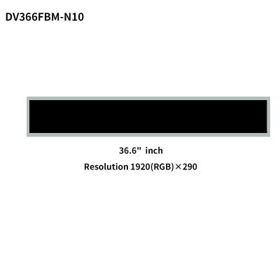 China 36.6 Inch LCD Panel Kit BOE DV366FBM-N10 Ultra Wide Thin LCD Panel 1920x290 LCD Display Panel Module 700nits for sale