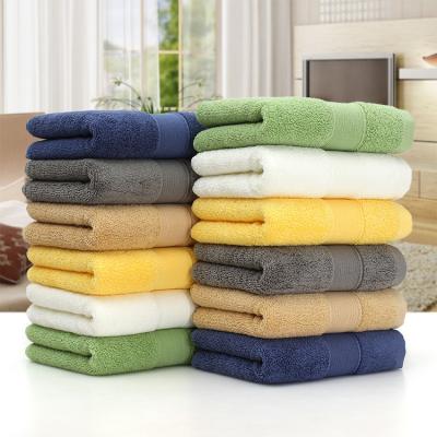 China 35*75cm/70*140cm colorful cotton wholesale face towels bath towels for sale