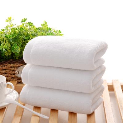 China hotel towel 35*75cm white soft cotton durable hotel towel for sale