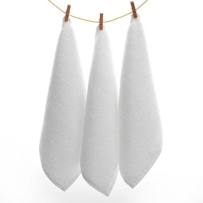 China 30*30cm Wholesale 100% Cotton Hotel hand towels hotel satin band hand towels for sale