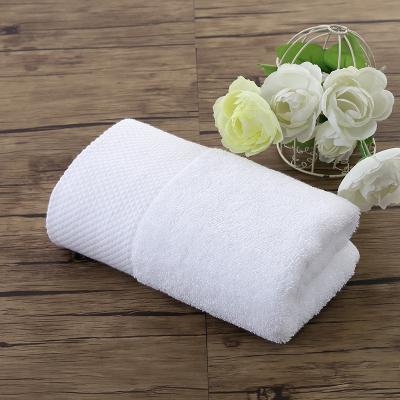 China Factory price white luxury hotel towels 35*75cm cotton terry towel for sale