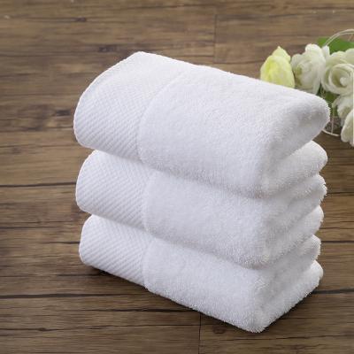China Hotel towel 35*75cm high quality 100% cotton soft white hotel towel for sale