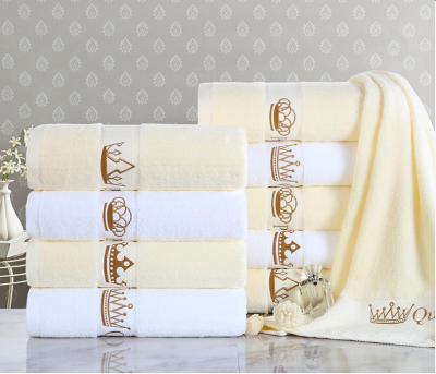 China Hot Sale 100% Cotton Terry Face Towel /Embroided Hotel Face Towle/ Hand Towel for sale