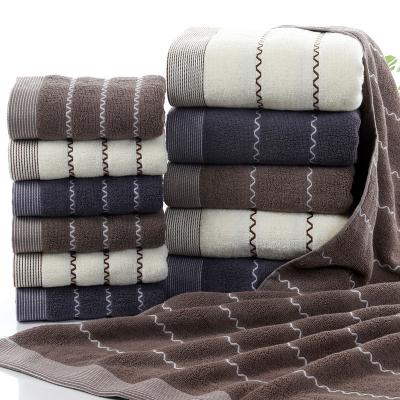 China High Quality Organic 100% Egyptian Cotton Weave Bath Towels 70cm By 140cm for sale