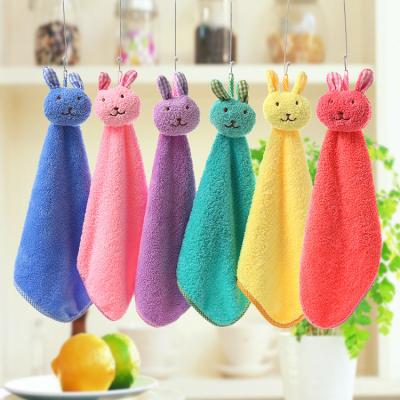 China wholesale microfiber towel Bathroom Use Towel washcloth kitchen hand towel for sale
