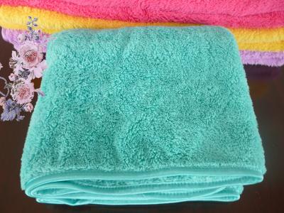 China China supplier Microfiber coral fleece towels for bath cleaning for sale