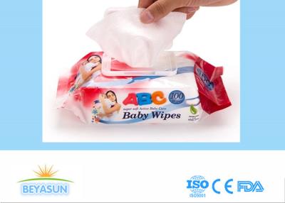 China Het aangepaste Logo Disposable Wet Wipes For-Baby Schoonmaken Te koop