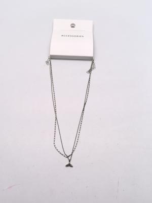 Cina Stupefacente collana in argento freddo rotondo da 0,2 cm in lega per donne per la festa in vendita