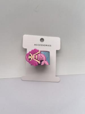 Cina Bambini personalizzati Gioielli lucidati in argento e incantesimi colorati in acrilico per bambini in vendita