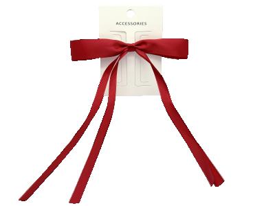 China Fabric Hair Clips Korean Ribbon Bow Women Hair Accessories for sale