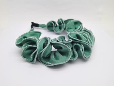 China Richstar Ruffle Fabric Headband - Premium Soft Hairband with No Pressure Fit and Elegant Minimalist Design for Women for sale