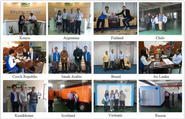 Competitive Price VFD Rotary Screw Type Air Compressor