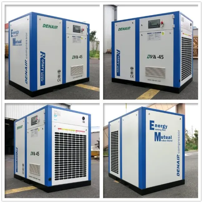 High Technology AC Variable Speed Driven Direct Screw Air Compressor With CE