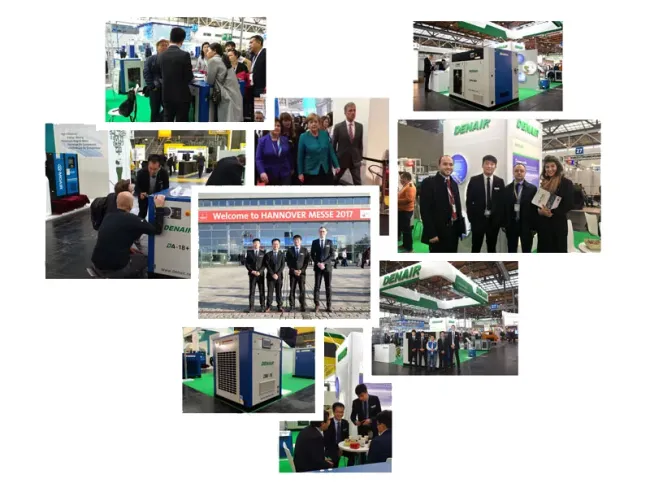 Customized VSD VFD Inverter Conversion Screw Air Compressor for Industrial Equipment