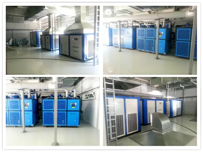 Oil Lubricated Wind Cooling Conversion VSD VFD Screw Air Compressor