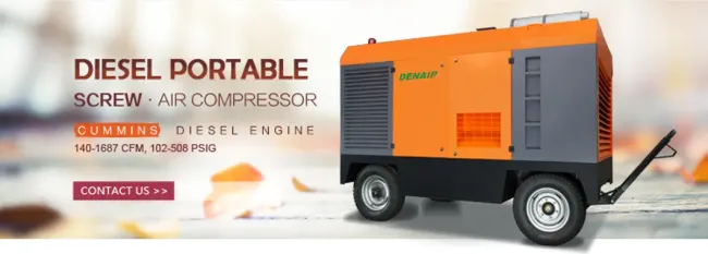 Diesel Screw Air Compressor for Deep Water Well Drilling with Low Fuel Consumption
