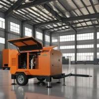 Quality Diesel Screw Air Compressor for Deep Water Well Drilling with Low Fuel for sale