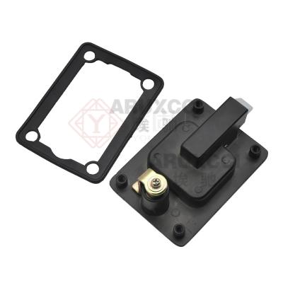中国 無声発電機セット ドア パドル ラッチ ロック鉄パネル ボード ロック 108*80MM 販売のため