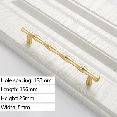 China Decoratief de Trekkrachthandvat 125x8x25mm van het bamboekabinet Te koop
