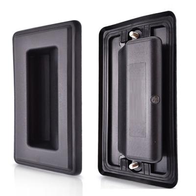 China Het zwarte Plastiek verborg Industrieel Trekkrachthandvat 142x78x30mm Te koop