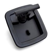 China Plastic Black Recessed Paddle Latch Lock For Storage Bins Tool Boxes for sale