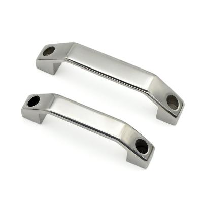 China Stainless Steel Handle U Shaped Cabinet Pull External Hole / Internal Thread Handle for sale