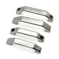 China Stainless Steel Handle U Shaped Cabinet Pull External Hole / Internal Thread Handle for sale