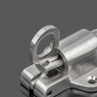 China Hardware Spring Latch Lock Stainless Steel Security Pull Ring Bounce Bolt For Window for sale