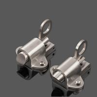 China Hardware Spring Latch Lock Stainless Steel Security Pull Ring Bounce Bolt For Window for sale