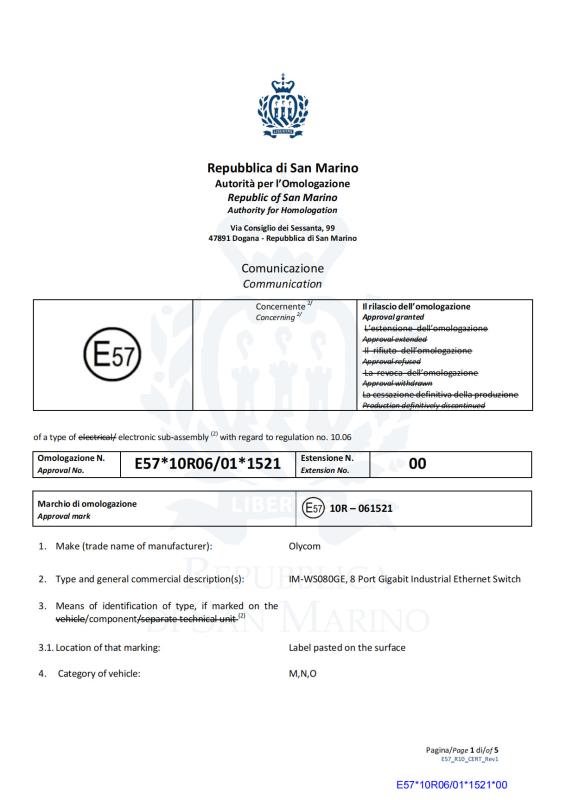 E-Mark - Shenzhen Olycom Technology Co., Ltd.