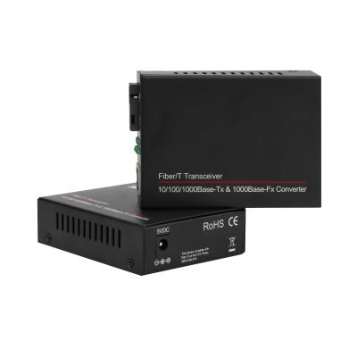 Cina Convertitore multimediale non gestito Mini Single Core 100/1000M Single Mode nero in vendita