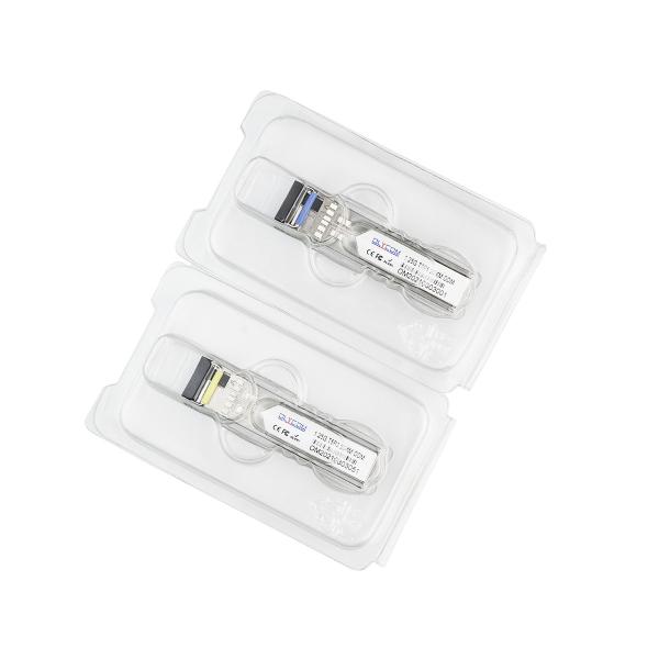 シングルファイバートランシーバー 20KM 1.25G LCポート 1310nm/1550nm DDM商用グレード
