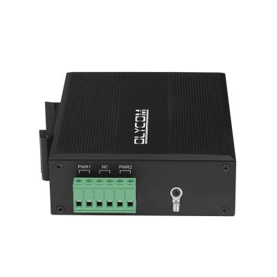 China 4 Port POE Voltage Booster DC12-48V Input For Solar Power With 1 Uplink Network Port Switch for sale