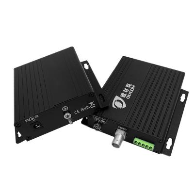 China 1 채널 아날로그 CCTV 비디오 RS485 데이터 파이버 미디어 변환기 720P DC5V for sale