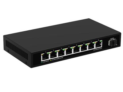 中国 8ポート 2.5G ネットワークスイッチ アンマネージド 10G 光ファイバー DC12V ファンレス 自動速度適応 販売のため