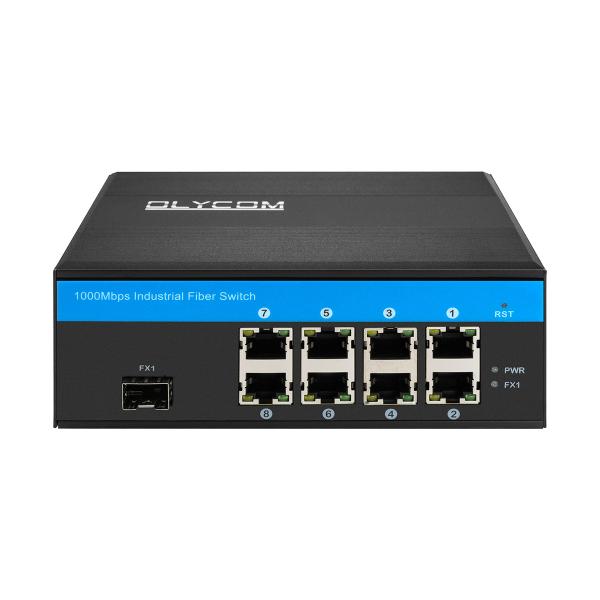8 Port Gigabit Switch Industrial Ethernet Switch IP40 OEM Factory