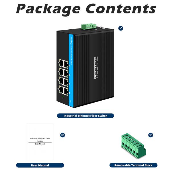 8ポートポースイッチ Eマーク ギガビット産業イーサネットスイッチ IP40 屋外用
