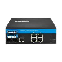 China L2 Managed Industrial Switch with 2*2B Bypass Function SM LC Connector for Protecting Optical Line for sale
