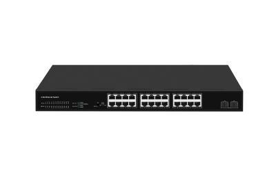 China 2.5G Ethernet Switch 24 port 10G Fiber Ethernet Switch Desktop 24*10/100/1000/2500M RJ45 ports+2*10G SFP+ ports for sale