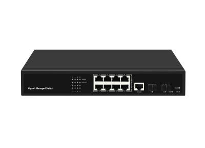 China 8 Port Gigabit Optical Fiber Switch L2 Managed Desktop Ethernet Switch for sale